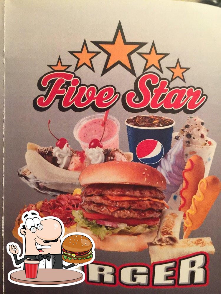 Five Star Burger Merced in Merced - Restaurant menu and reviews