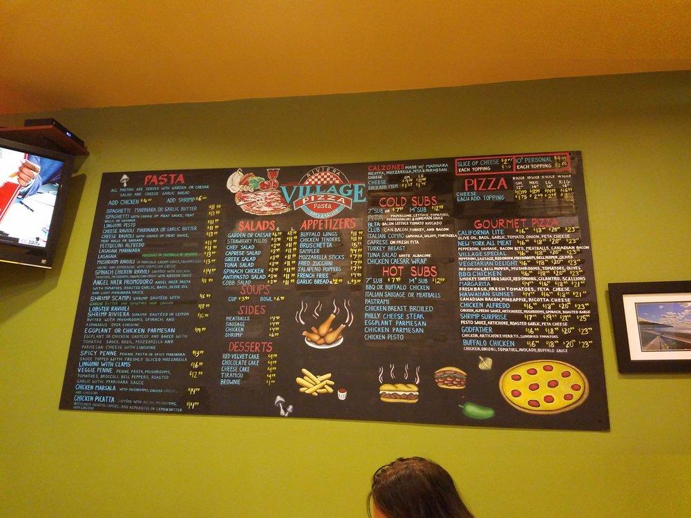 Menu at Riviera Village Pizza pizzeria, Redondo Beach, S Catalina Ave #5503