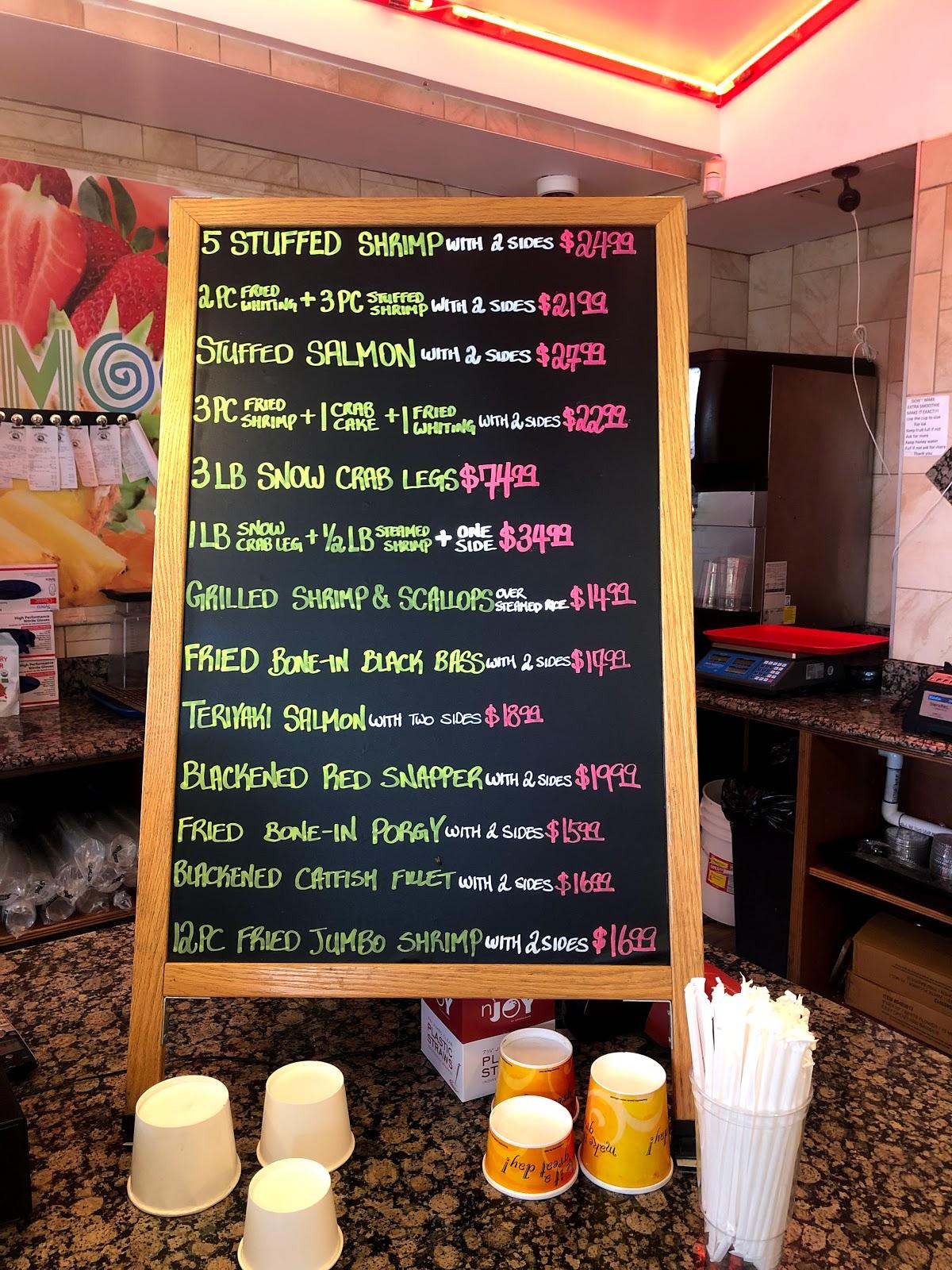Menu at Mid Atlantic Seafood restaurant, New Carrollton