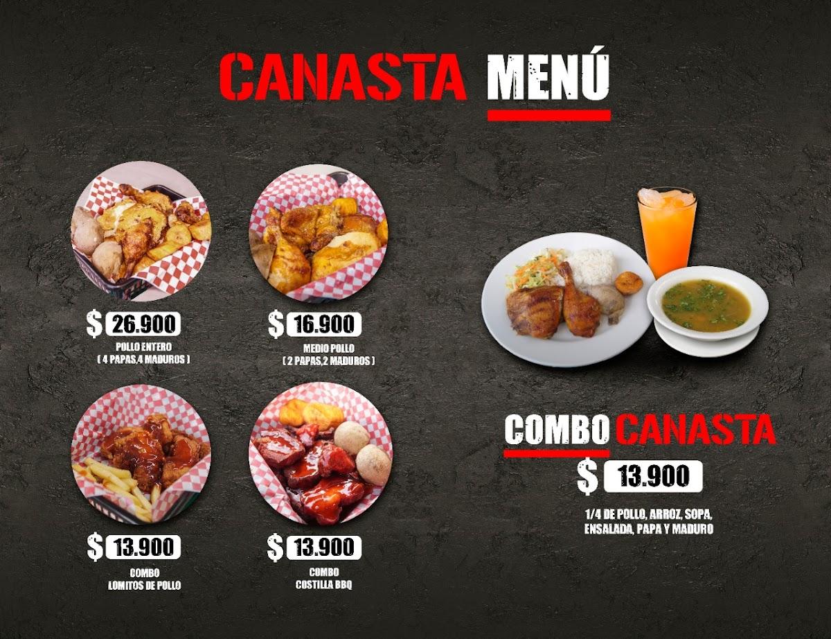 Carta del restaurante La Canasta, Cali, La 14 del Calima Autooriental ...