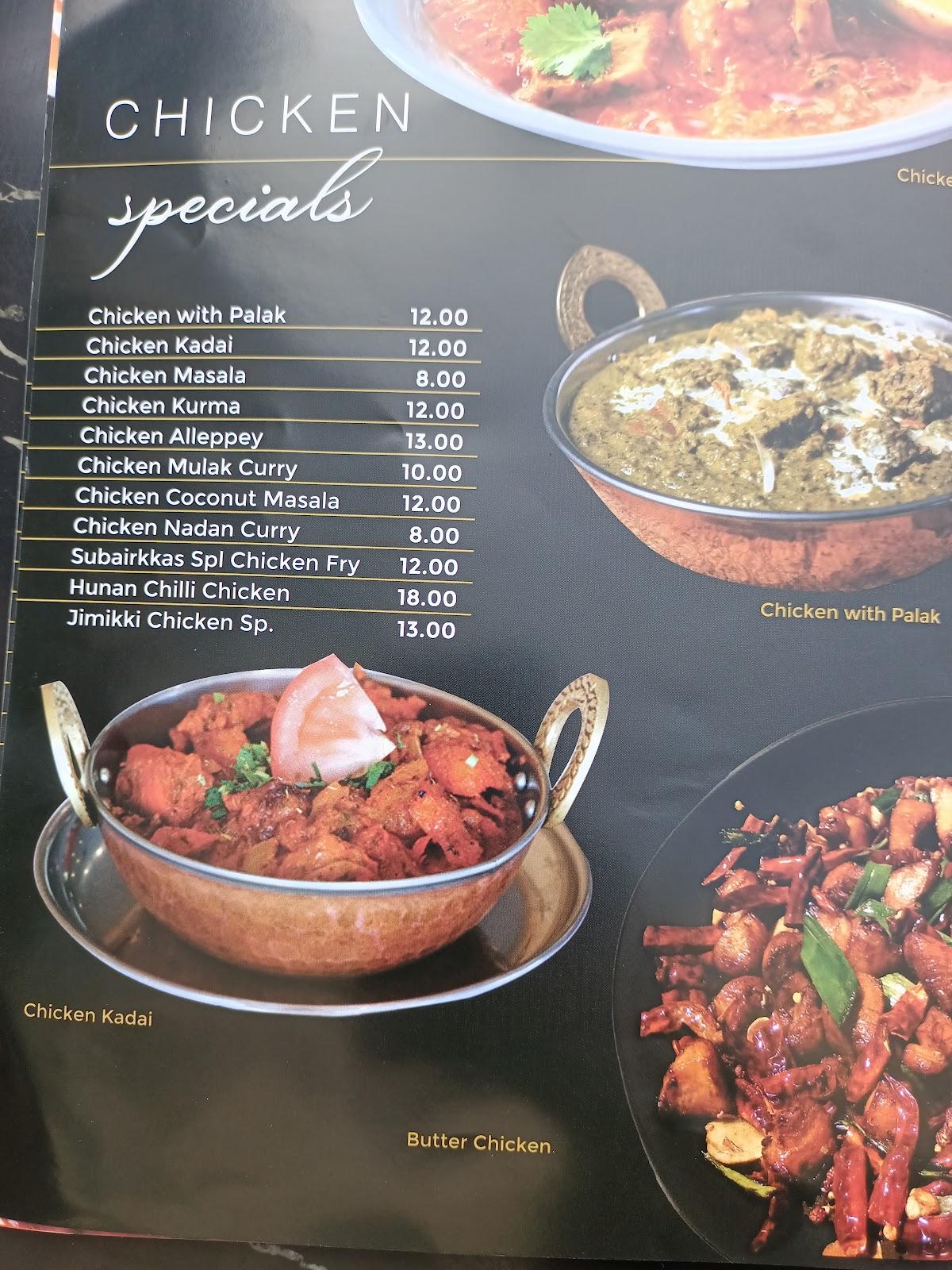 Menu at Old Calicut Live Resturant restaurant, Abu Dhabi, F9CF+V2P