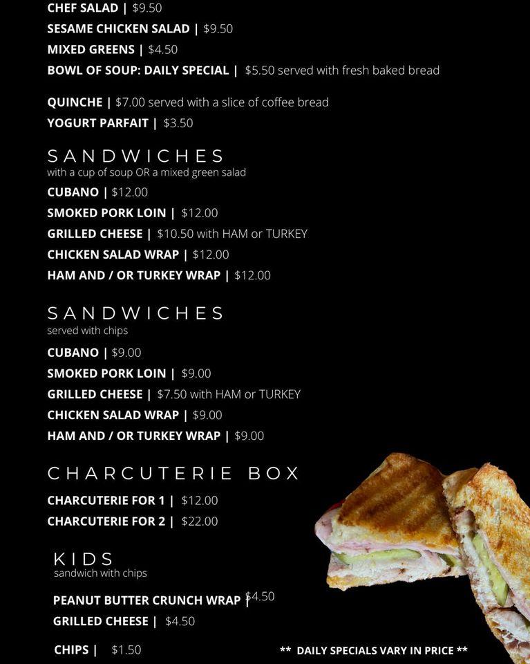Menu at Ardys Mae Coffee And Dessert desserts, Fort Dodge