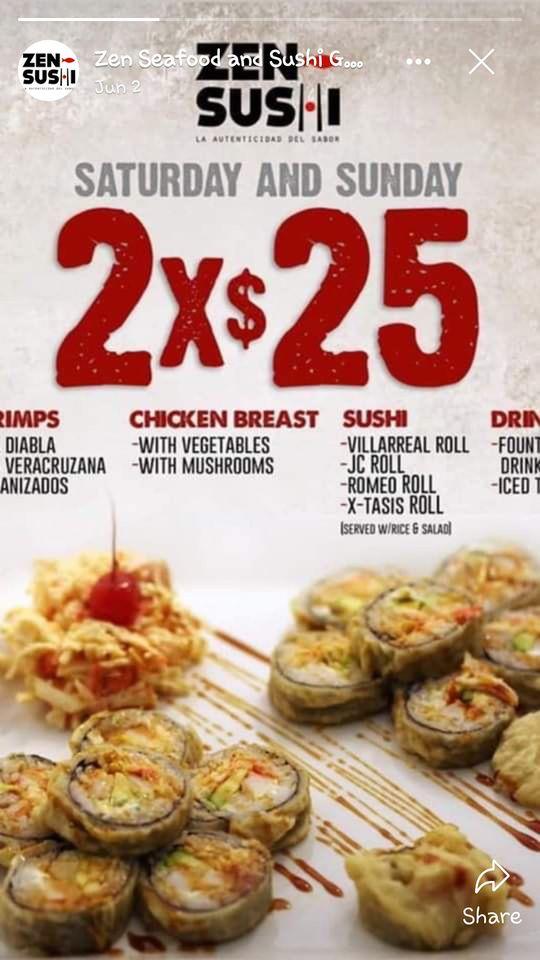 Menu at Savora Seafood &Grill restaurant, Laredo