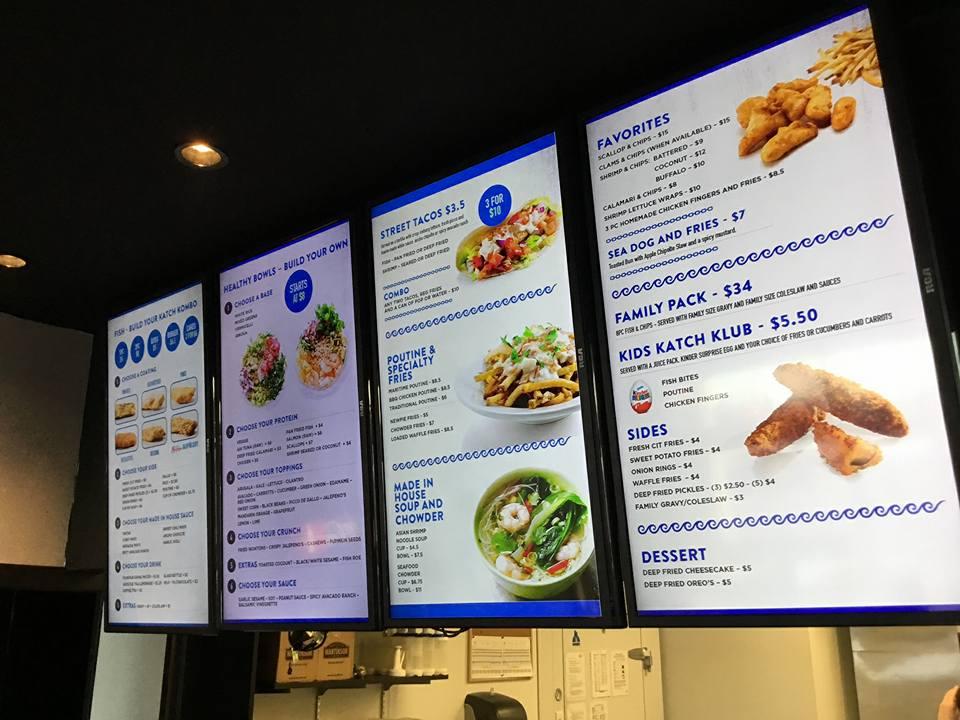 Menu at Pizza Girls Katch Seafood pizzeria, Upper Tantallon