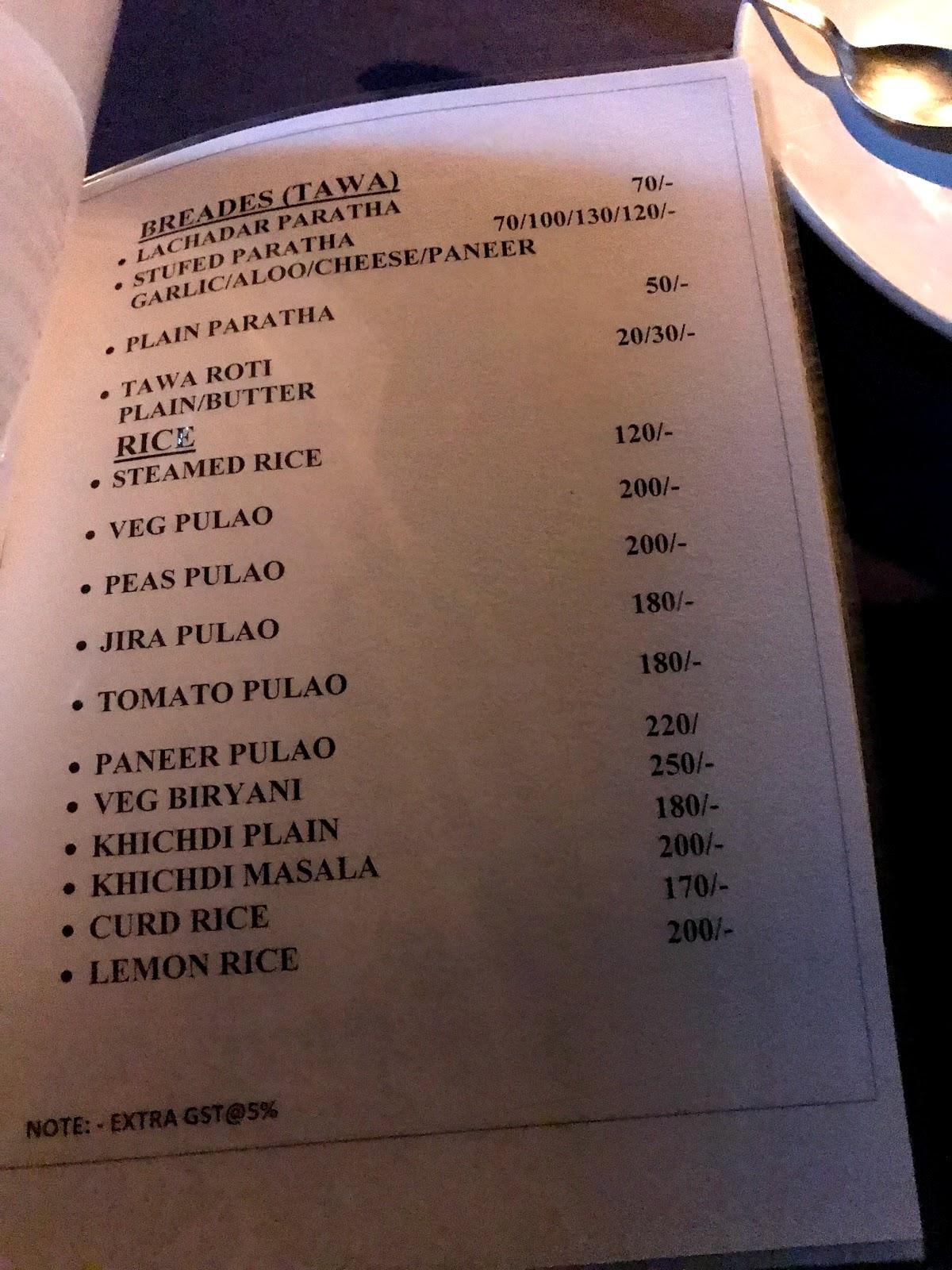 Menu at Shakahaar Pure Veg Restaurant(SHAKAHAARI), India