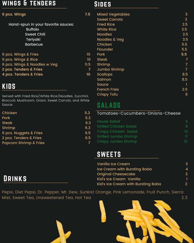 Menu at Little Fuji Restaurant, Laurinburg, 894 US-401