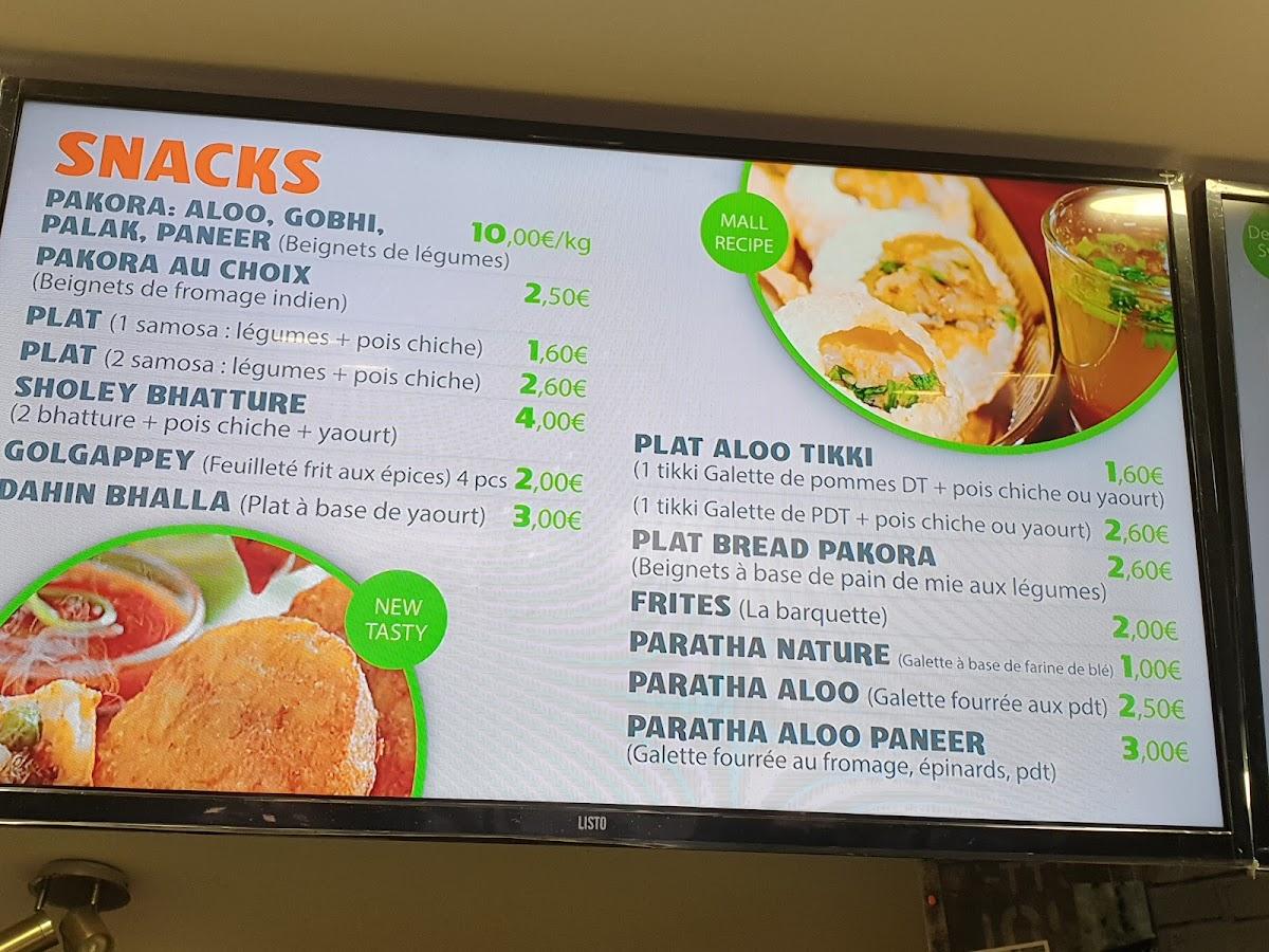 Menu at Apna Punjab Restaurant 100% Végétarien, La Courneuve