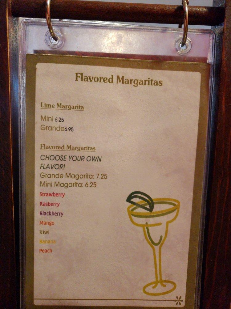 Menu at Casa de Reyes restaurant, Sweet Home