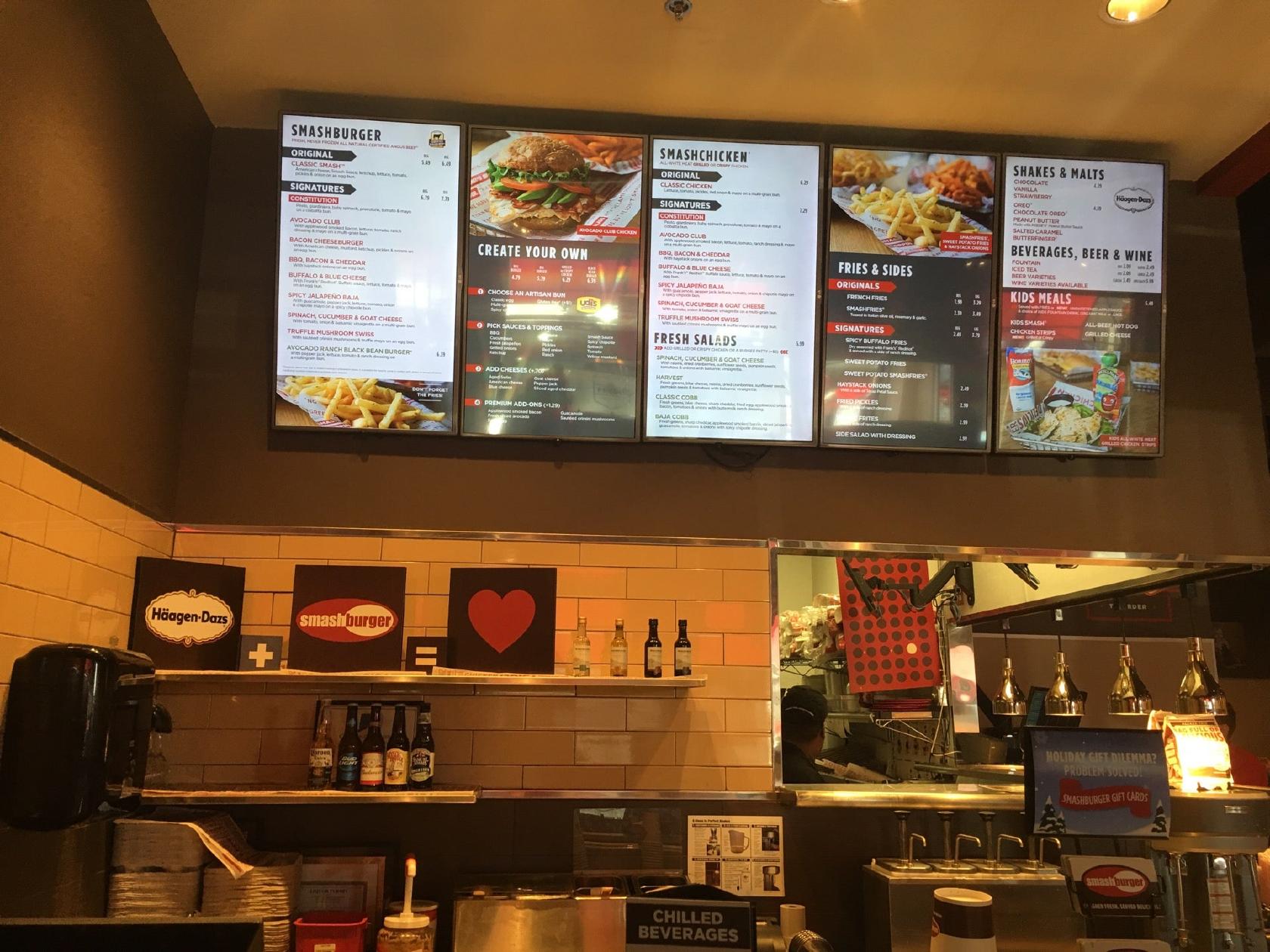 Menu at Smashburger restaurant, Waterford, 903 Hartford Turnpike
