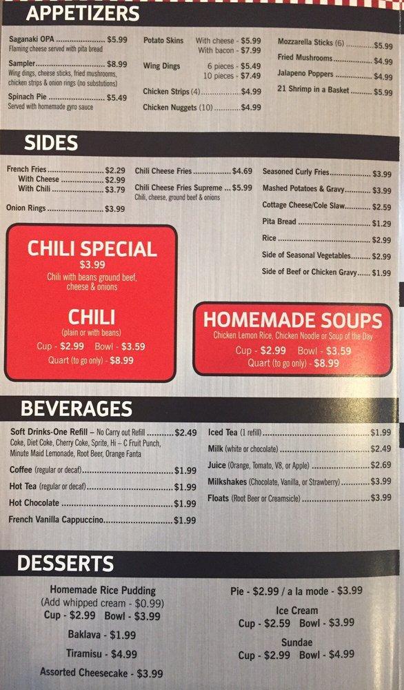 Menu at Westside Family Dining fast food, Novi