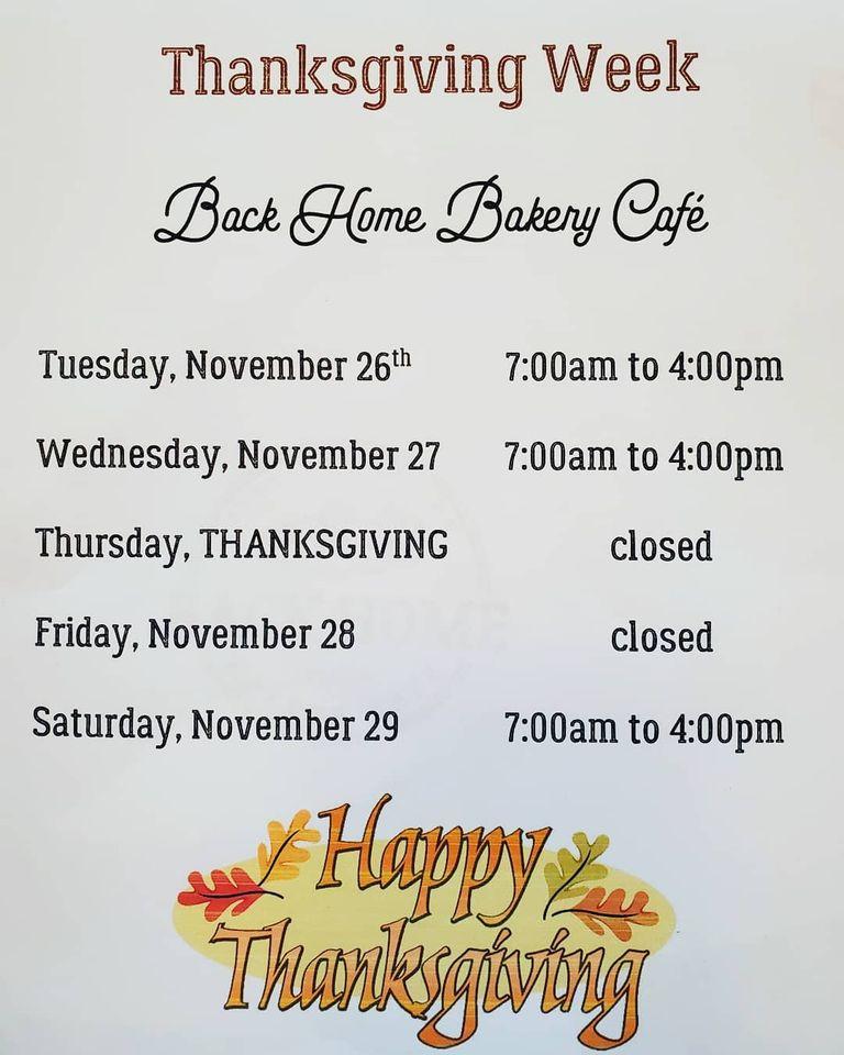 Menu at Back Home Bakery Cafe, Crestview