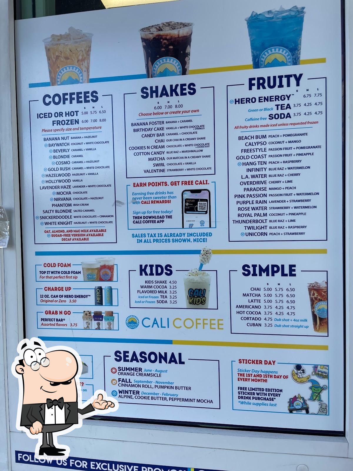 Cali Coffee, Hollywood - Restaurant menu, prices and reviews