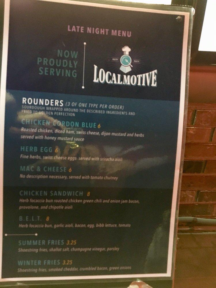 Menu at Over Easy restaurant, Omaha