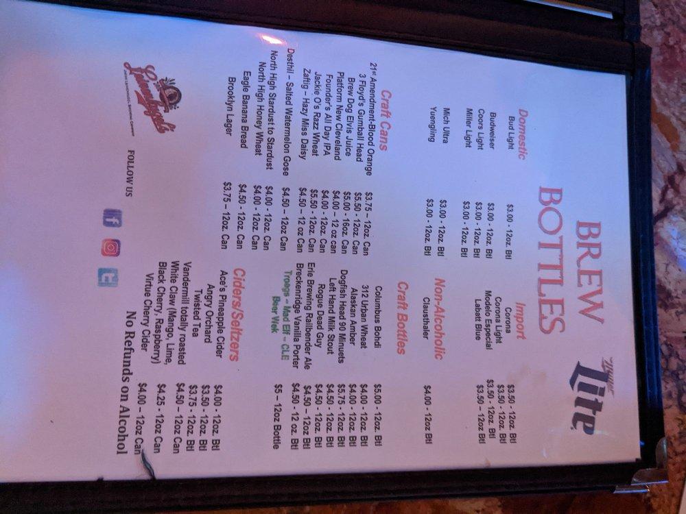 Menu at Brew Garden pub & bar, Middleburg Heights, Bagley Rd