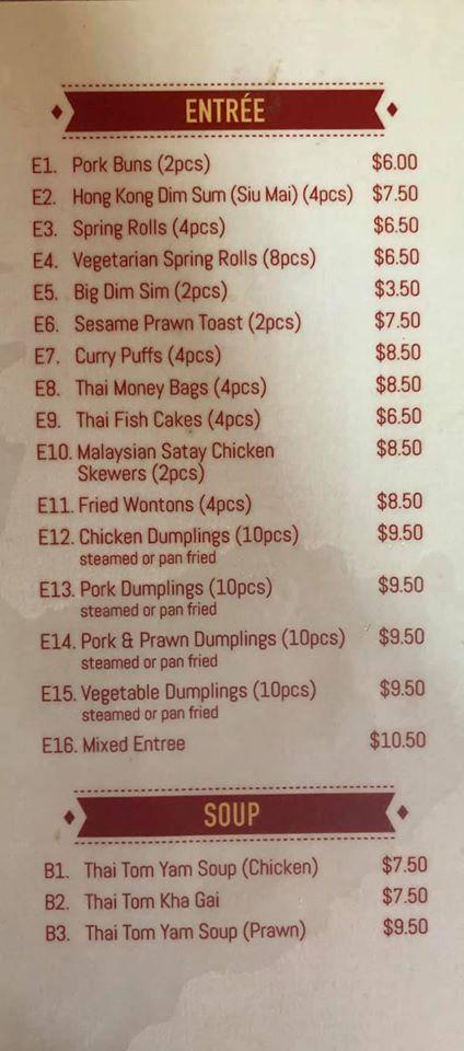 Menu at Swan kitchen (Order Online) restaurant, Corowa