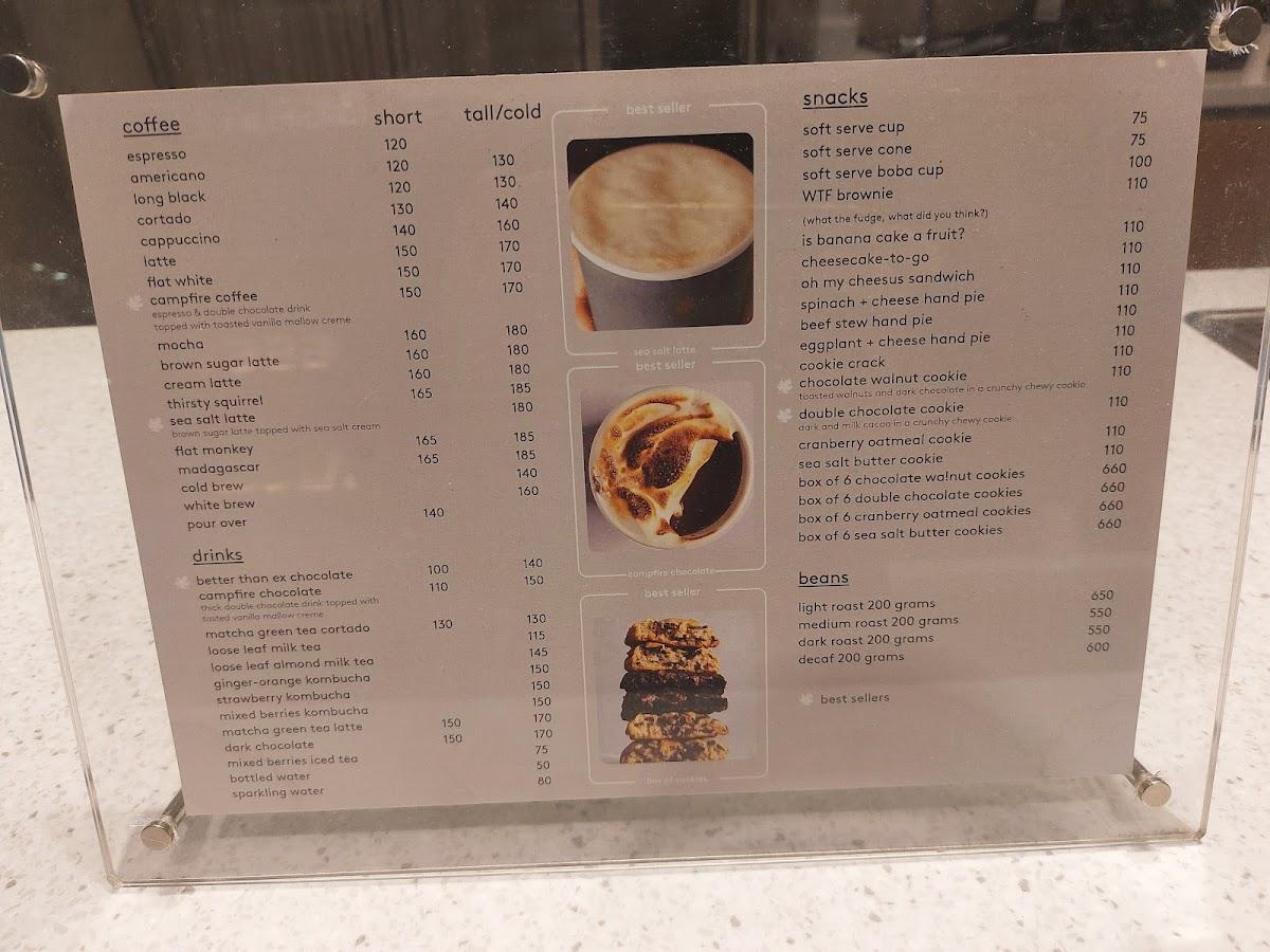 Menu at Harlan + Holden Coffee (Because Coffee) restaurant, Taguig ...