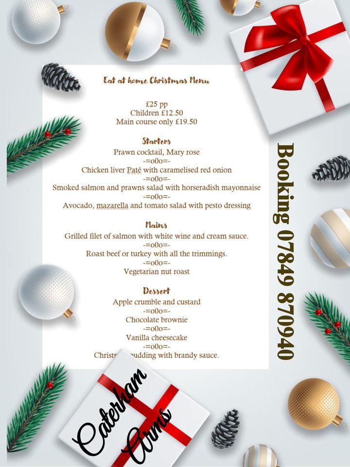 Menu at The Caterham Arms pub & bar, Caterham