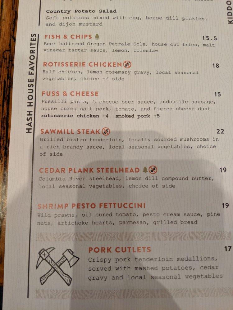 Menu at Long Timber Brewing pub & bar, Monroe
