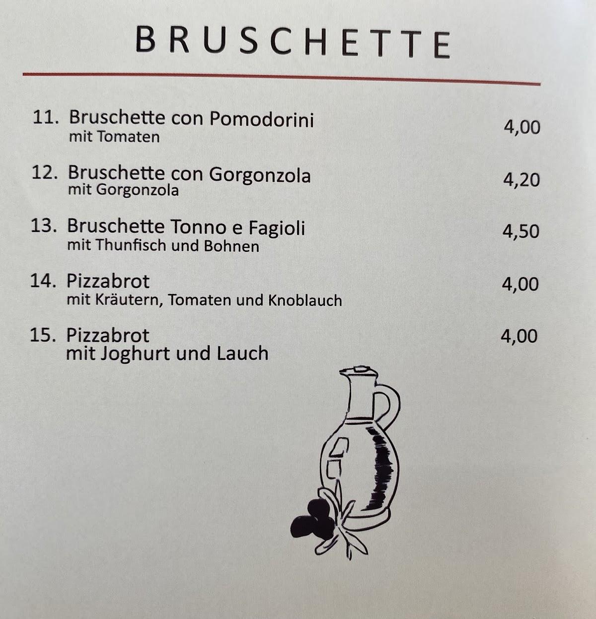 Speisekarte von Bistro-Pizzeria Altes Spritzenhaus/Casa Vecchia, Eppstein