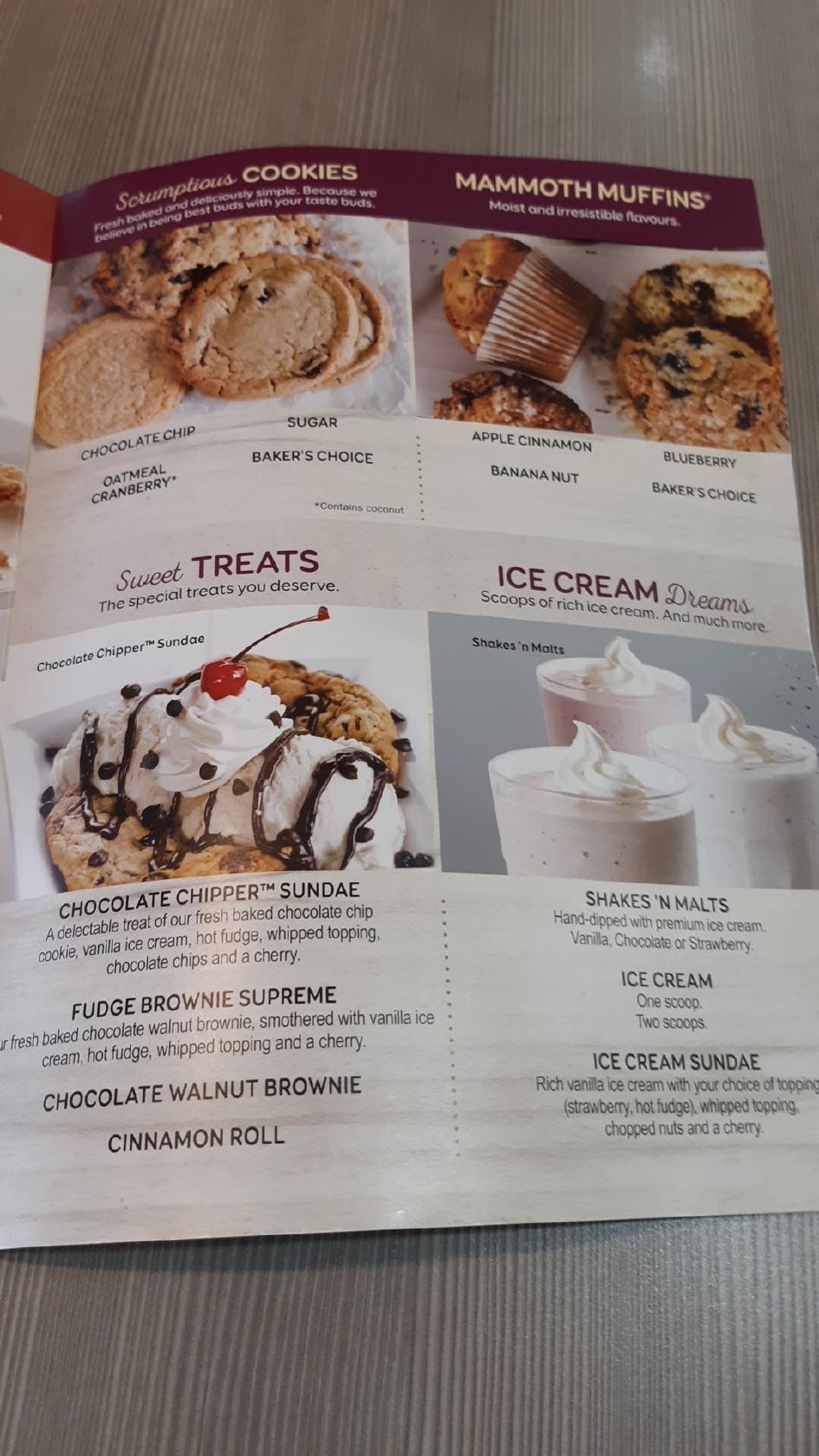 Menu at Perkins American Food Co. cafe, Sudbury