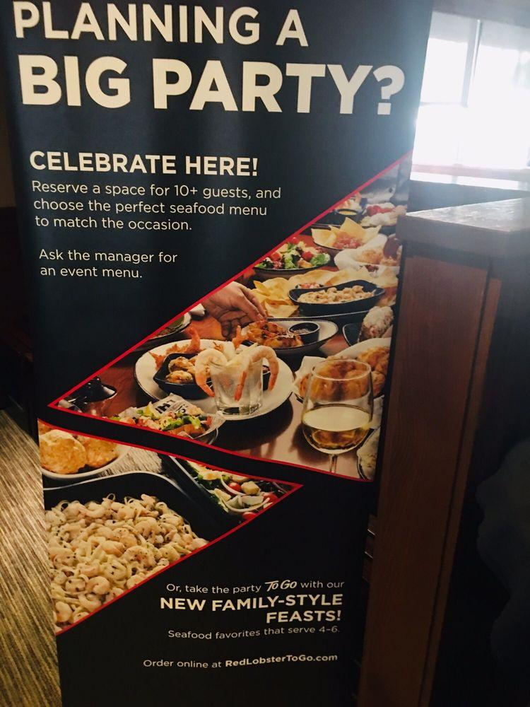 Menu at Red Lobster pub & bar, Daytona Beach Shores, S Atlantic Ave
