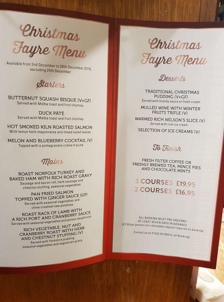 Menu at New Inn pub & bar, Roughton
