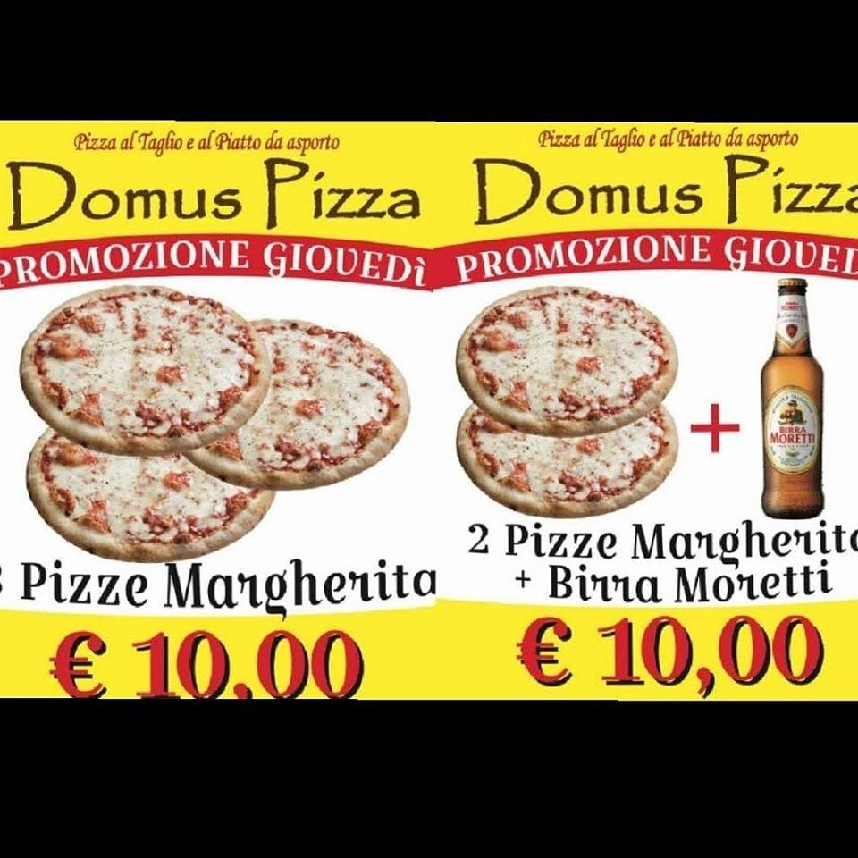 Menu at Domus Pizza restaurant, Ancona