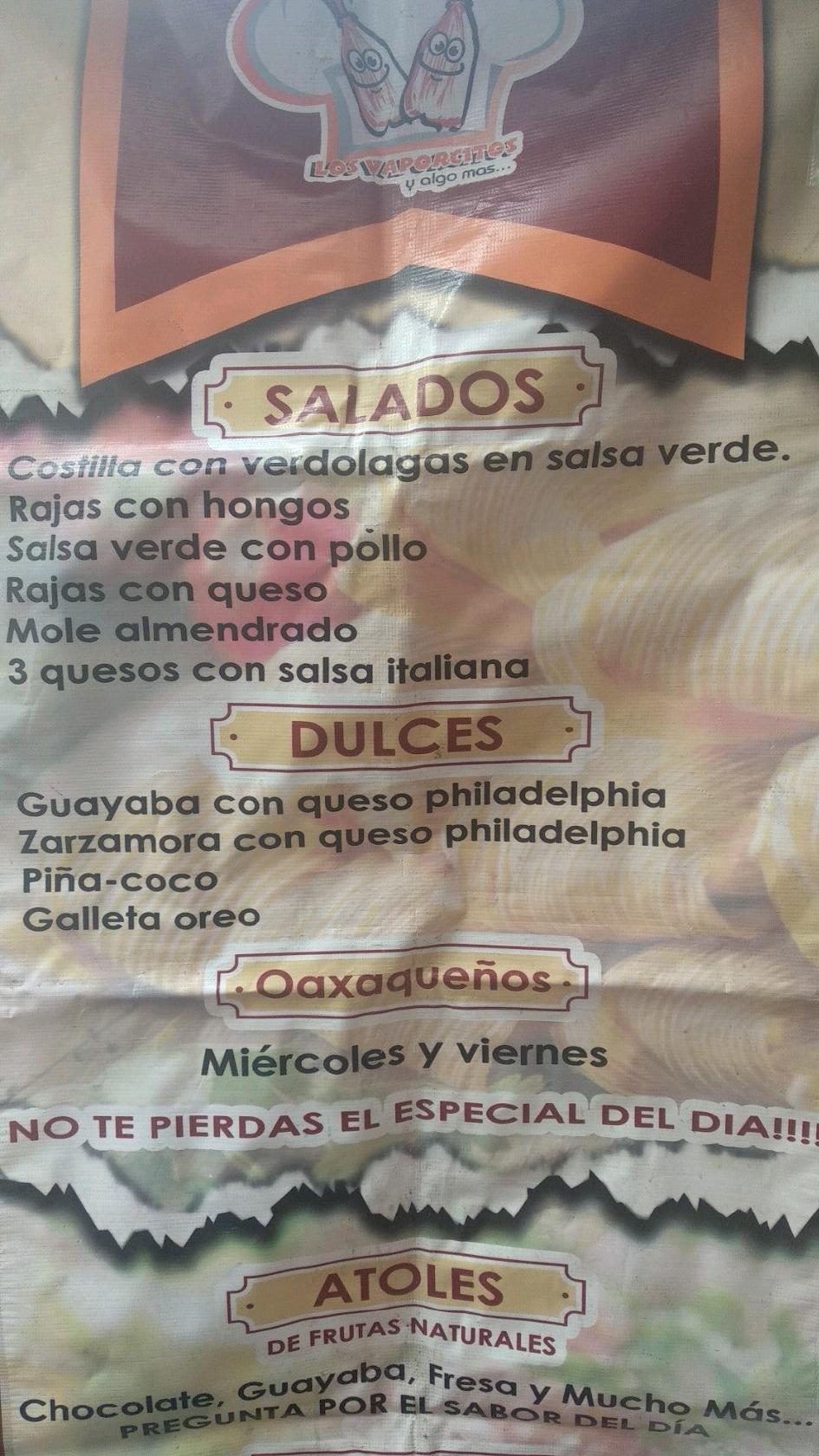 Tamales Los Vaporcitos cafe, Mexico City, Jardín Miguel Hidalgo Casi ...