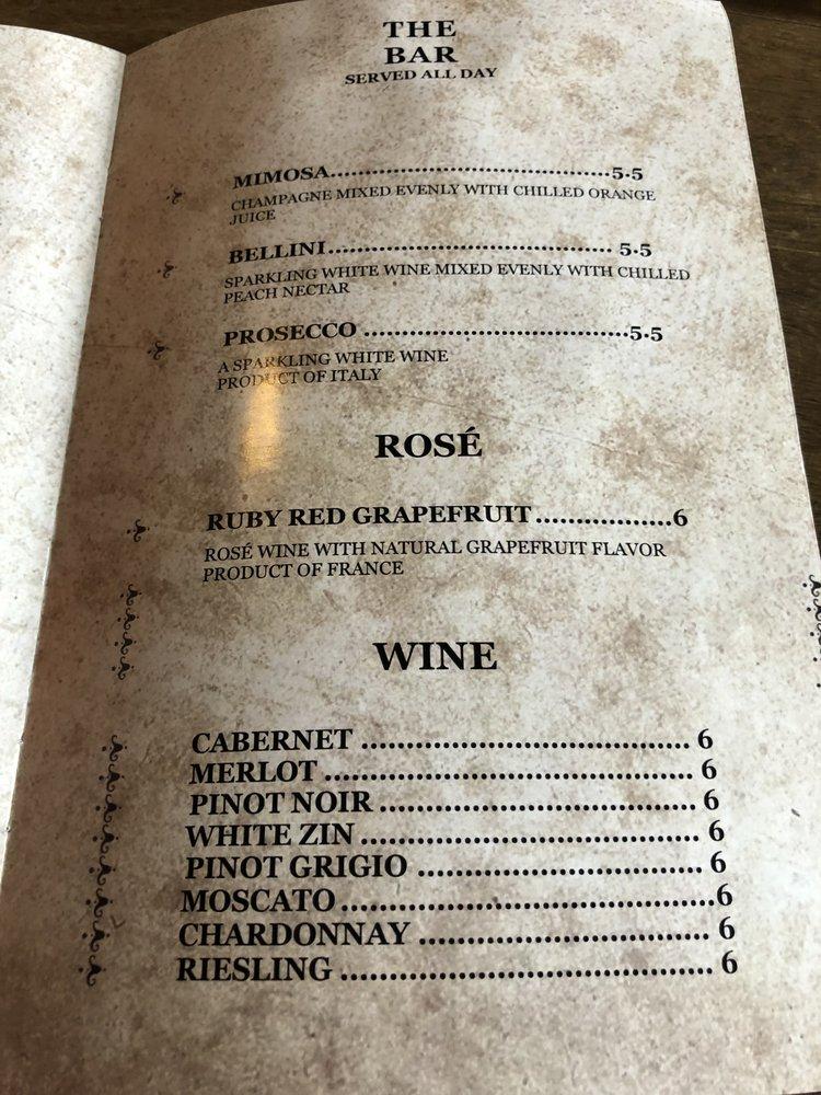 Menu at Post Commons cafe, Alton