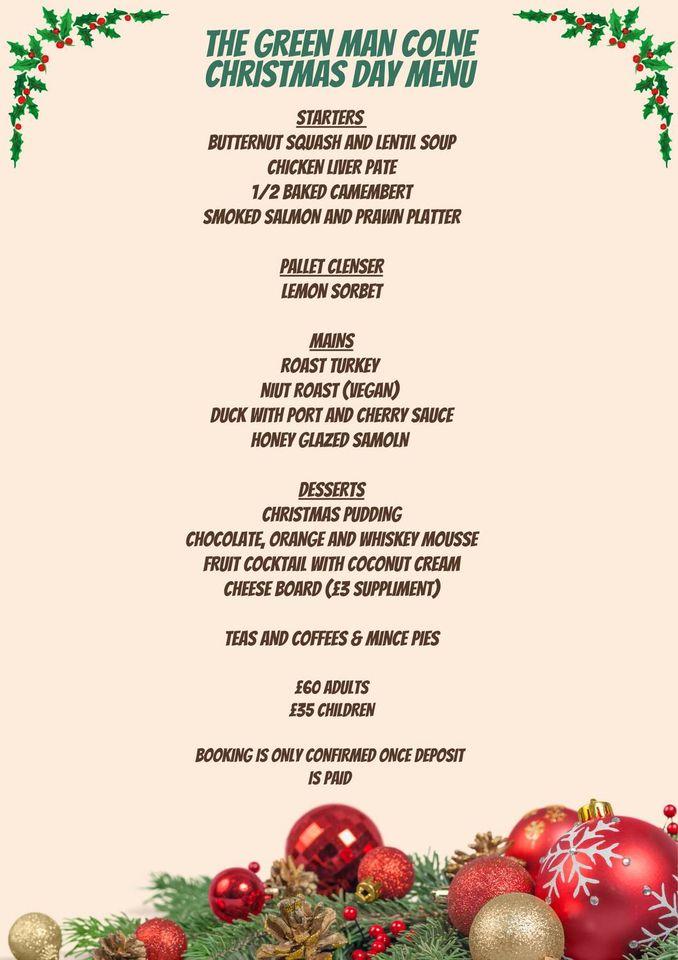 Menu at Green Man pub & bar, Bluntisham, 1 East St
