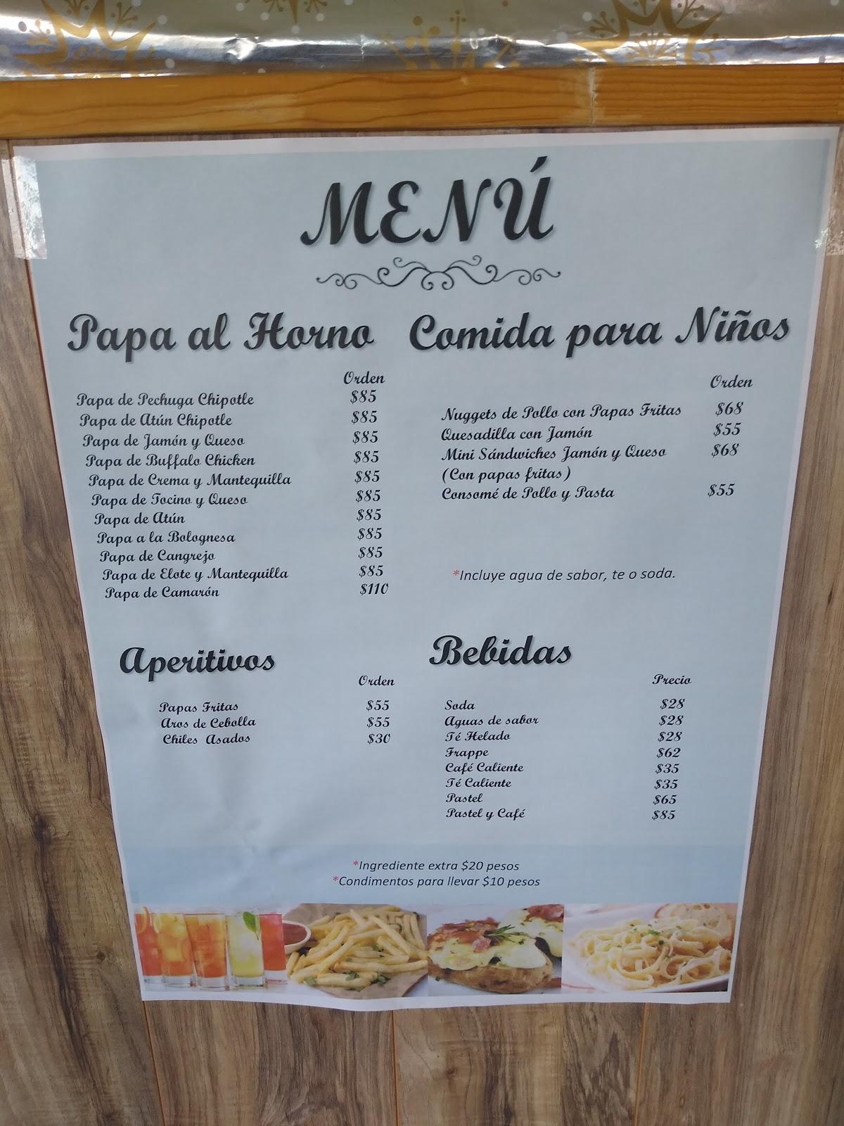 Menu at SUPER SANDWICHES restaurant, Mexicali