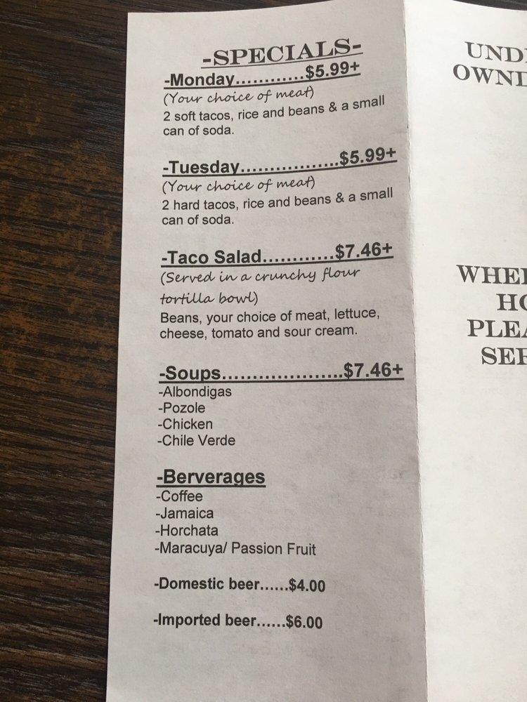 Menu at Somis Cafe and Market, Somis, Somis Rd