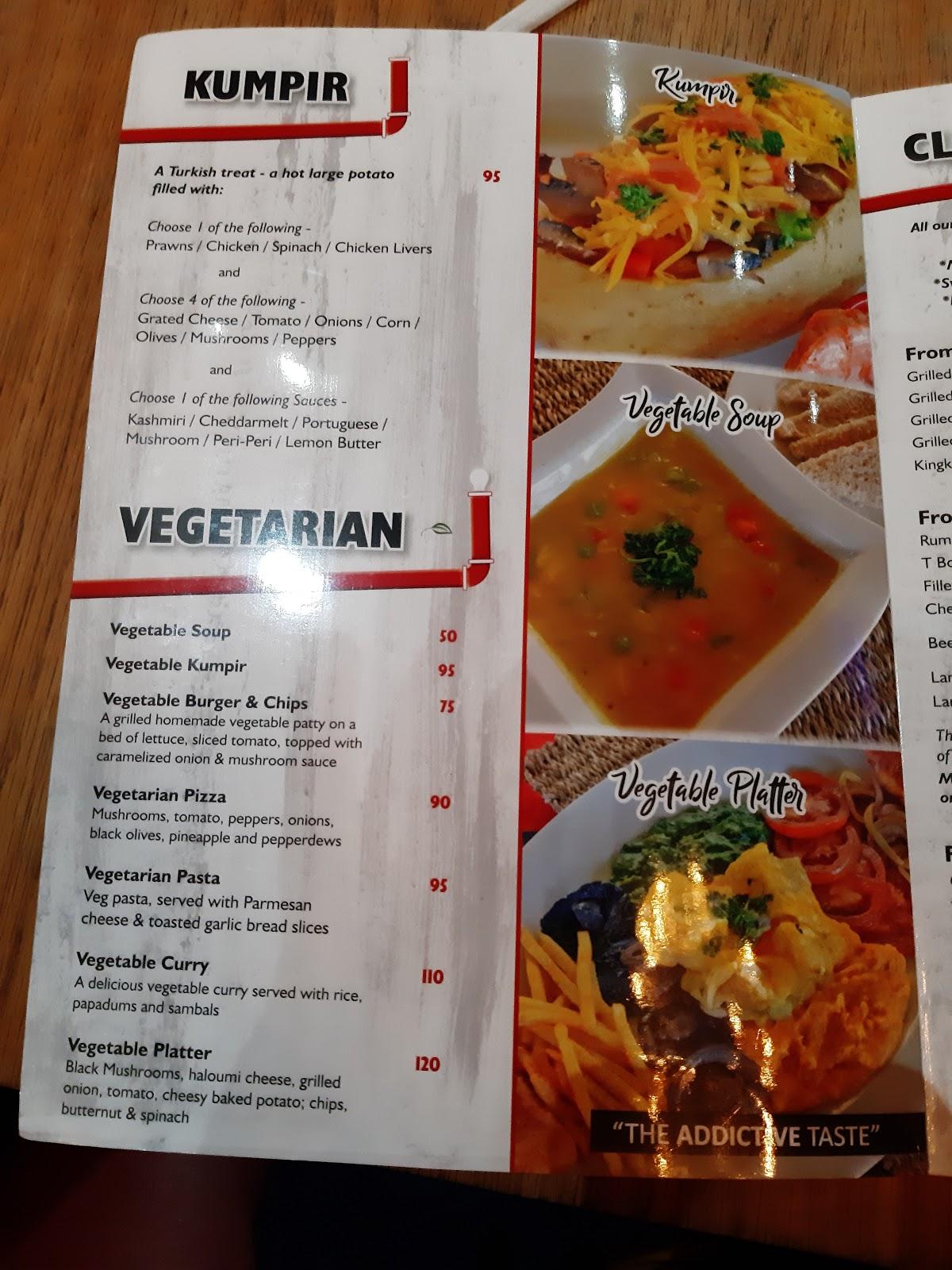 Menu at Jimmy's Killer Prawns Gateway restaurant, Umhlanga, Shop G340 ...