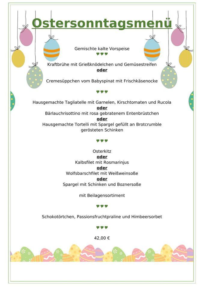Menu at Berghotel Ratschings pub & bar, Colle