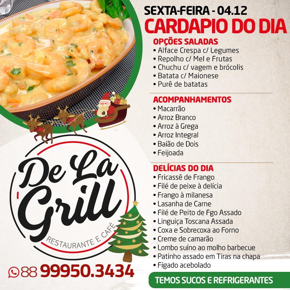 Carta del restaurante De La Grill Self-service, Sobral