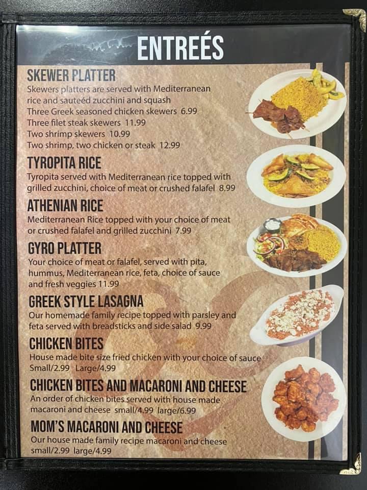 Menu at Foodies Restaurant & Grill, Russellville, E Parkway Dr