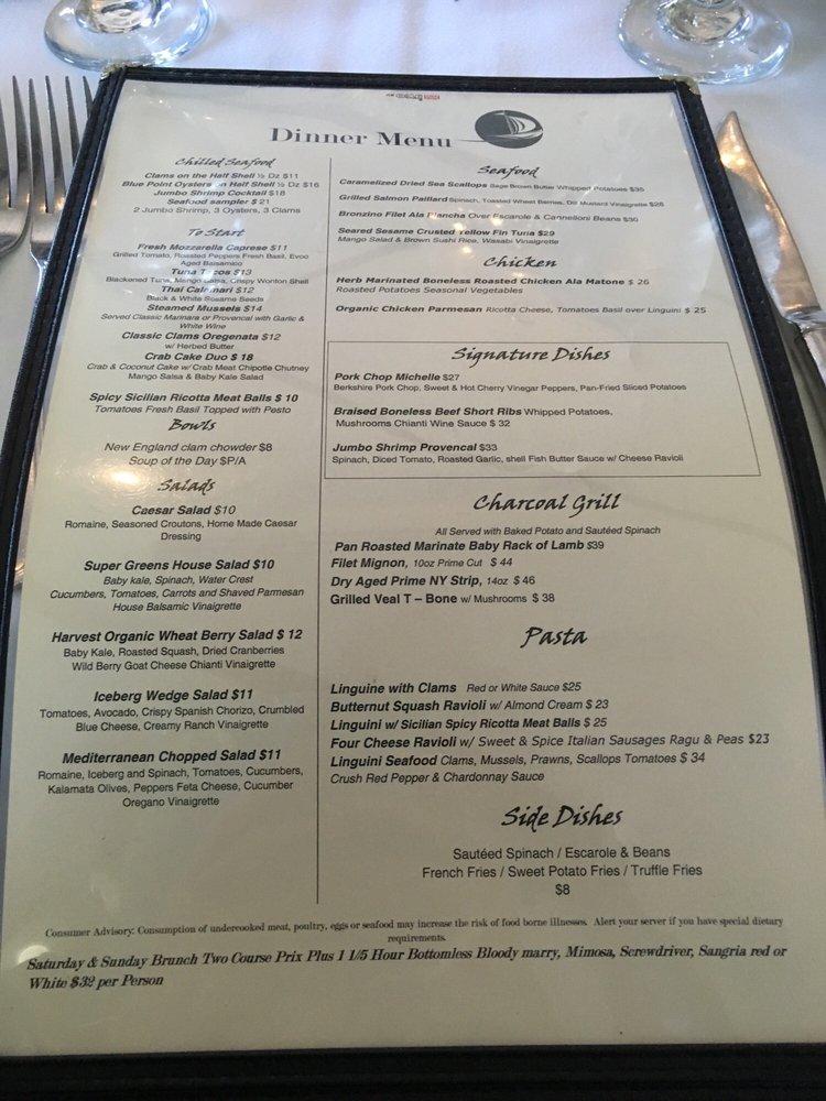 Menu at Harbor Mist Restaurant, Cold Spring Harbor