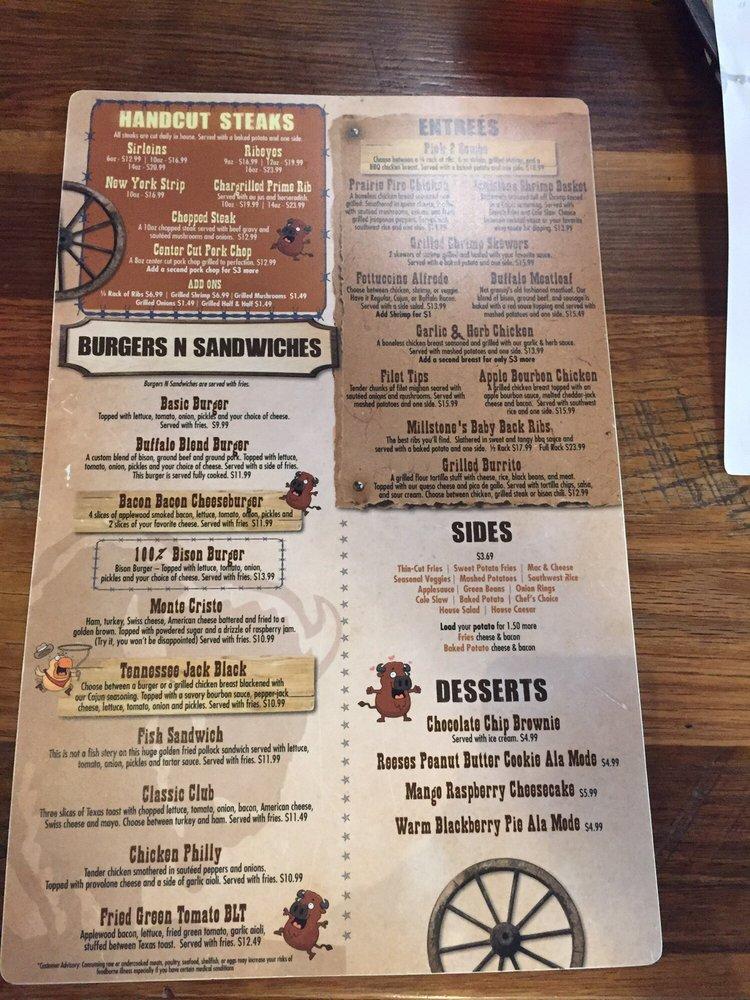 Menu at Hungry Buffalo pub & bar, Logan