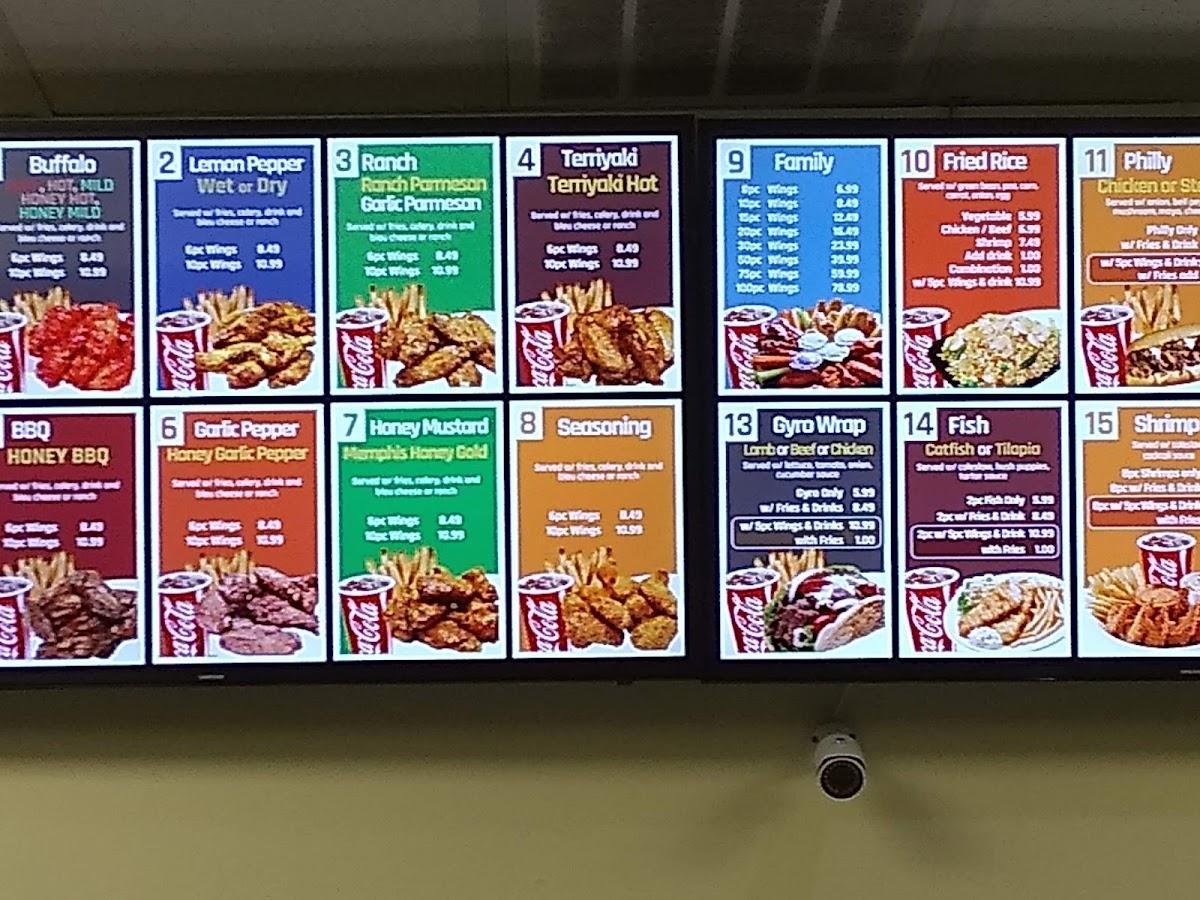 Menu at Wild Wing Station - Walzem restaurant, San Antonio, Walzem Rd #103