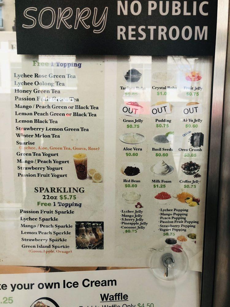 Menu at Panda Tea House, Oxon Hill