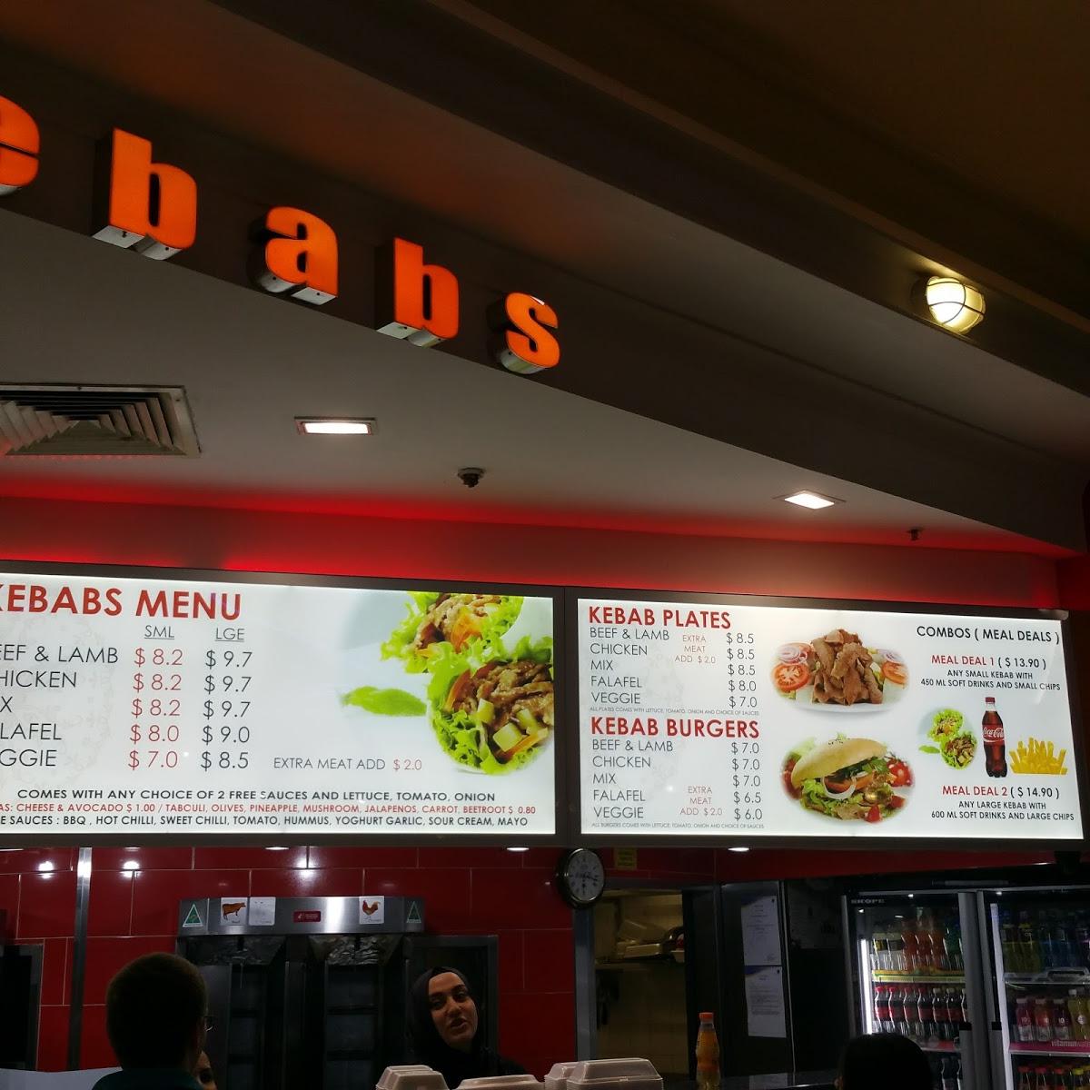 Menu at ISPA Kebab restaurant, Stafford