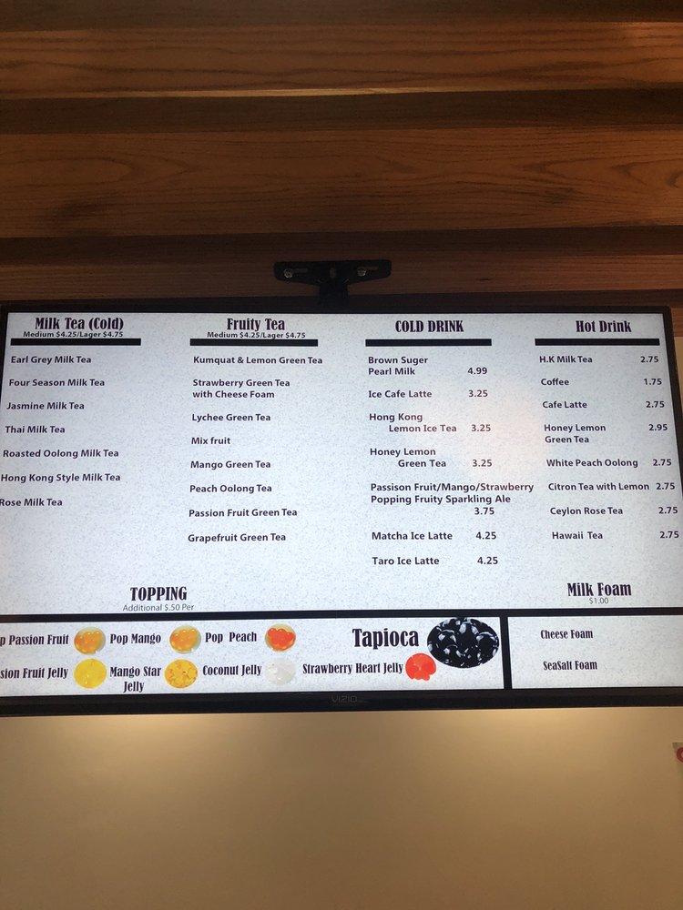 Menu at Pig Pig Cafe, New York City