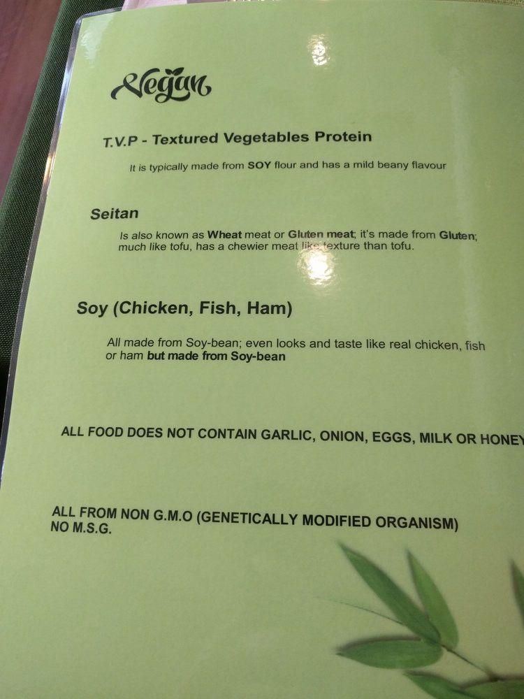 Menu at Peaceful Loft restaurant, St. John's