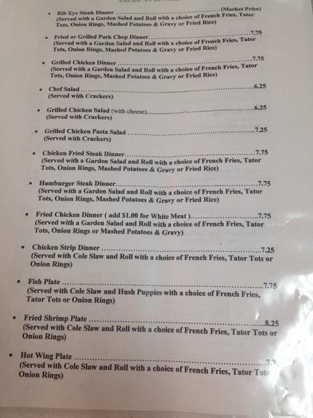 Menu at August Moon Chinese Restaurant, Helena-West Helena
