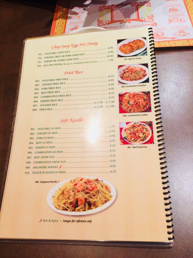Menu at Legend 8 China restaurant, Calimesa