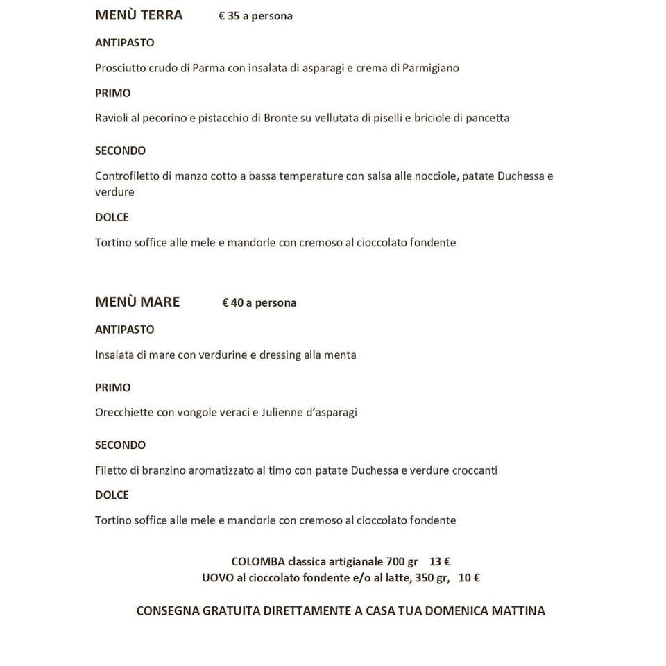 Menu da Osteria 1908 ristorante, Briosco