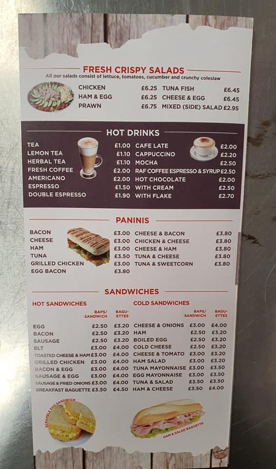 Menu at Eat Well Cafe, Camberley