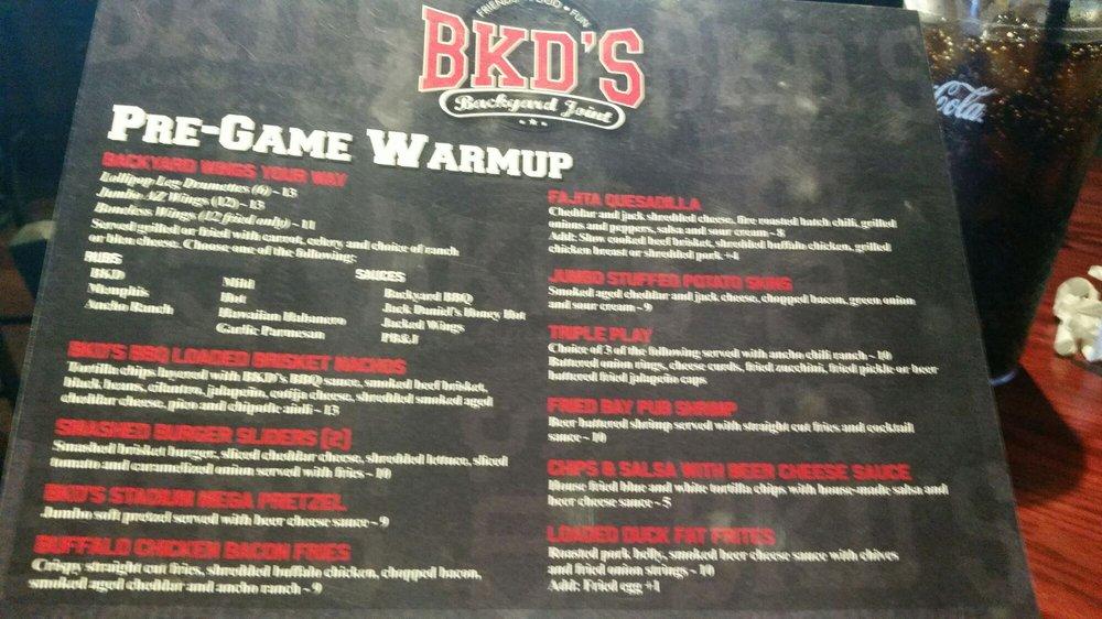 Menu at MVP Sports Bar and Grill, Chandler