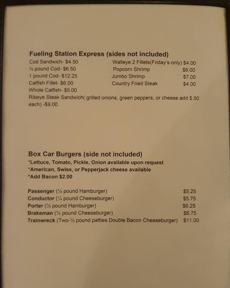 Menu At Kaskaskia Roadhouse Grill Bbq Waterloo