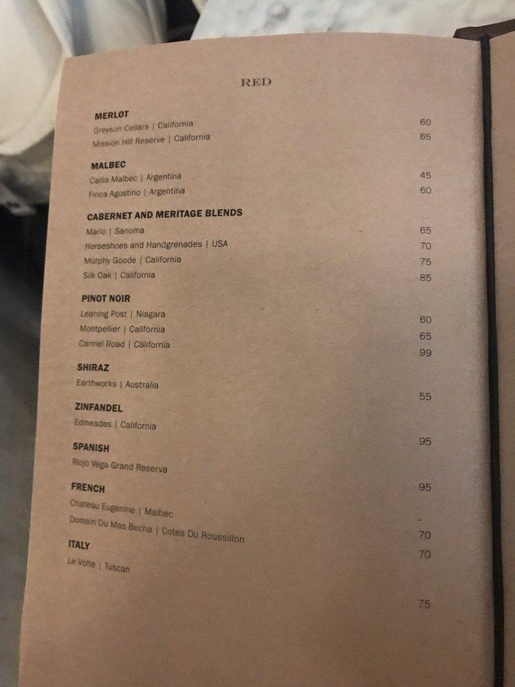 Menu at The Fortunate Fox pub & bar, Toronto